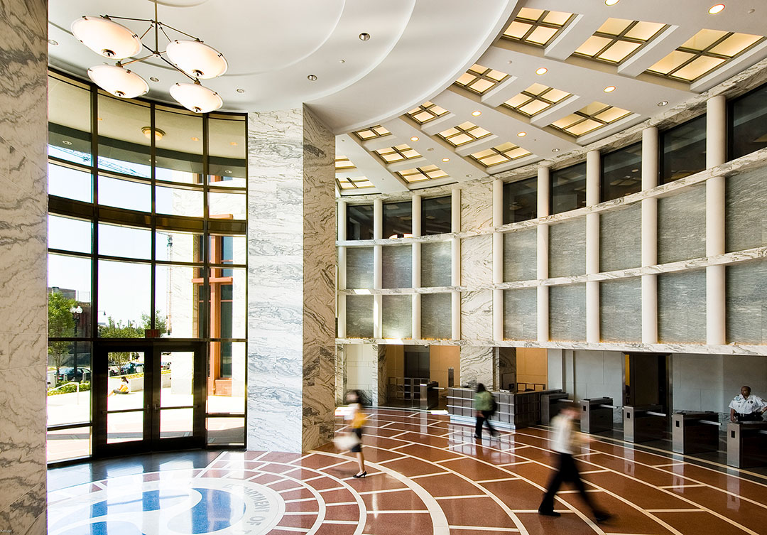 USDOT Headquarters Water Feature - Rugo Stone